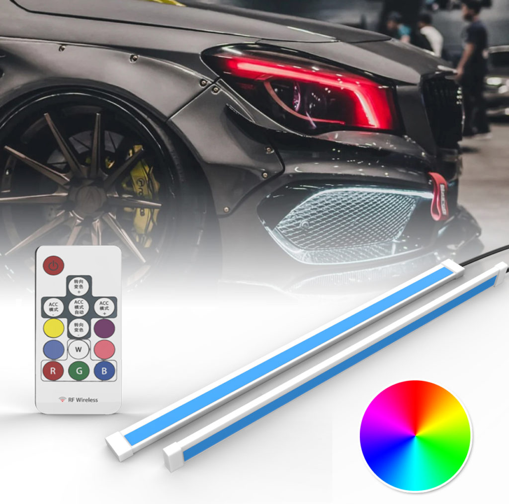 Flexible Led accent light Surface Mount ColorSHIFT RF remote RGB LED ...