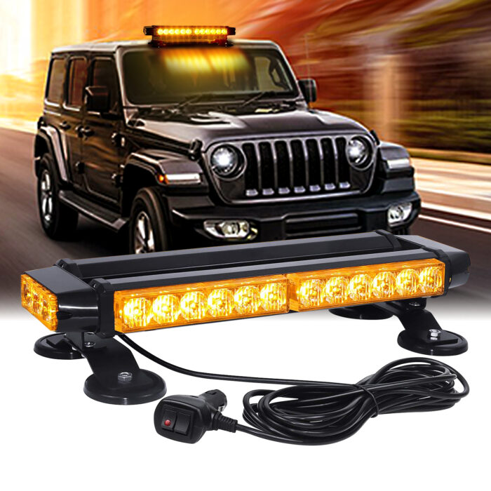 Youstar-light LED Strobe Light Bar Double Side Amber Flashing High ...